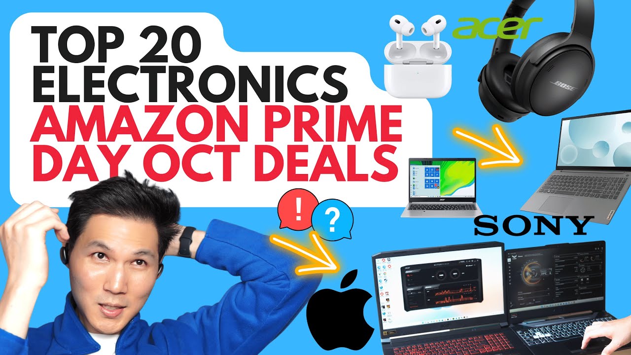 *TOP 20* ELECTRONICS AMAZON PRIME DAY DEALS 🔥🔥🔥 with PRICES! - YouTube