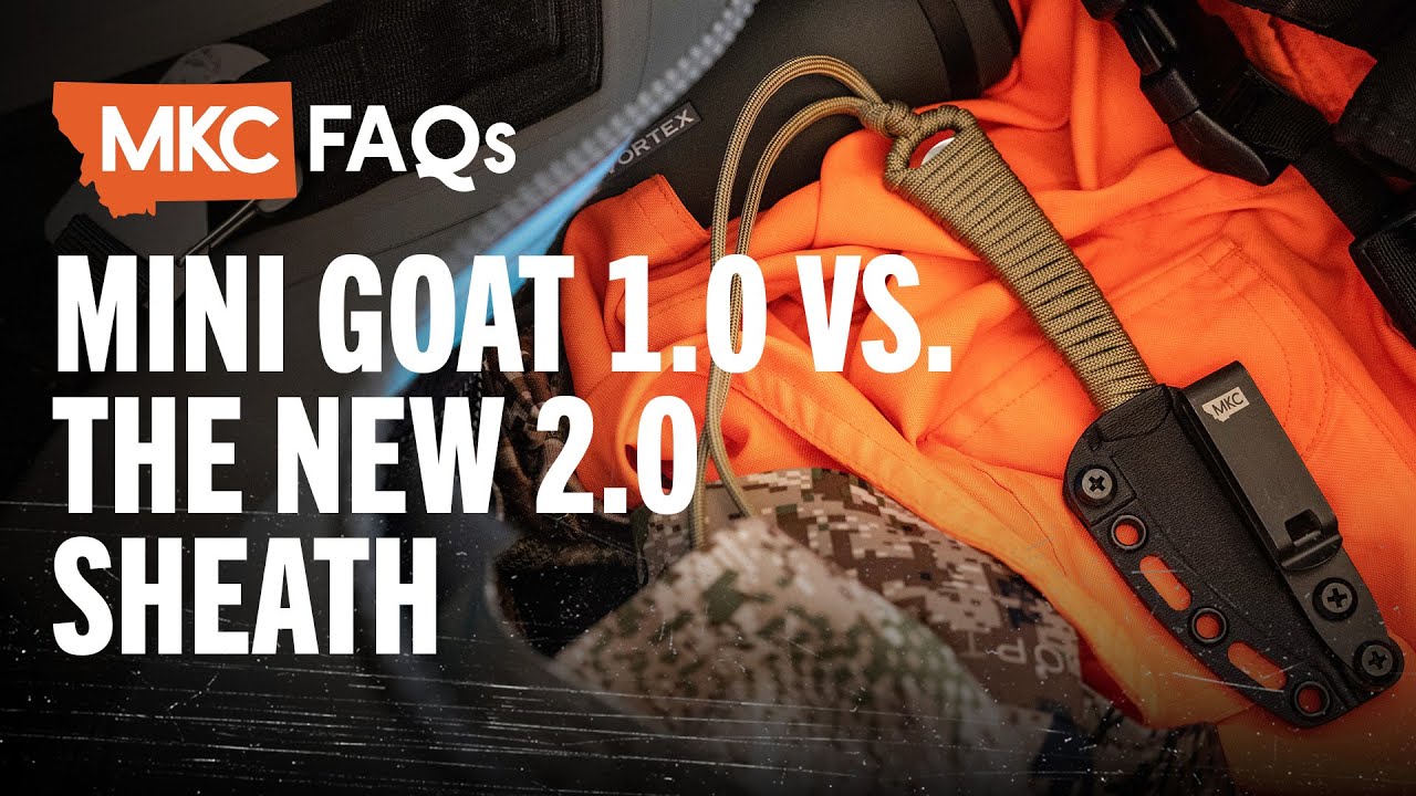 MKC FAQS - WILL MY MINI SPEEDGOAT 1.0 FIT IN THE NEW 2.0 SHEATH? - YouTube