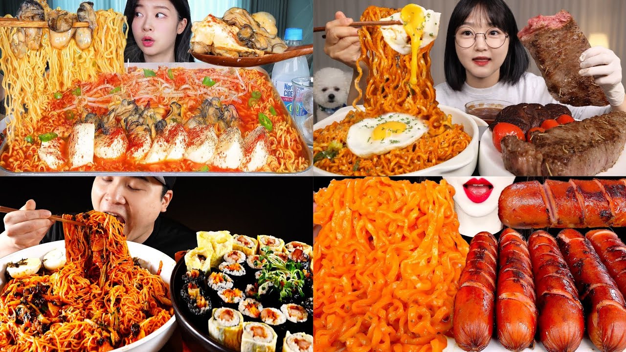 BEST *SATISFYING BIG BITES* MUKBANG ASMR COMPILATION pt.29 - YouTube