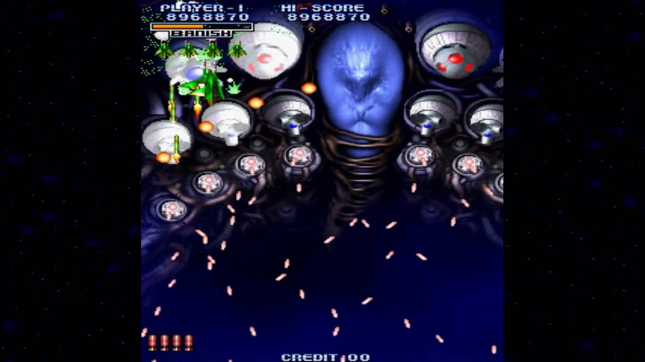 [HD] Cyvern Stage 5 End Loop2 1998 Kaneko Mame Retro Arcade Games - YouTube