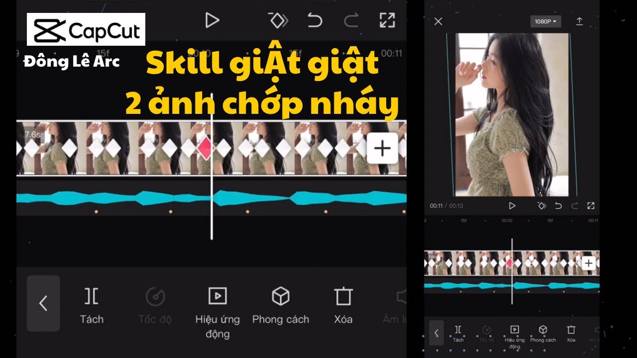 [Capcut edit] Skill giật giật 2 ảnh chớp nháy - YouTube