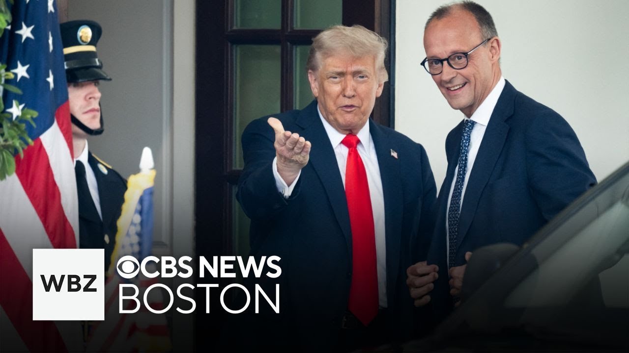 President Trump meets with German chancellor after speaking with ...