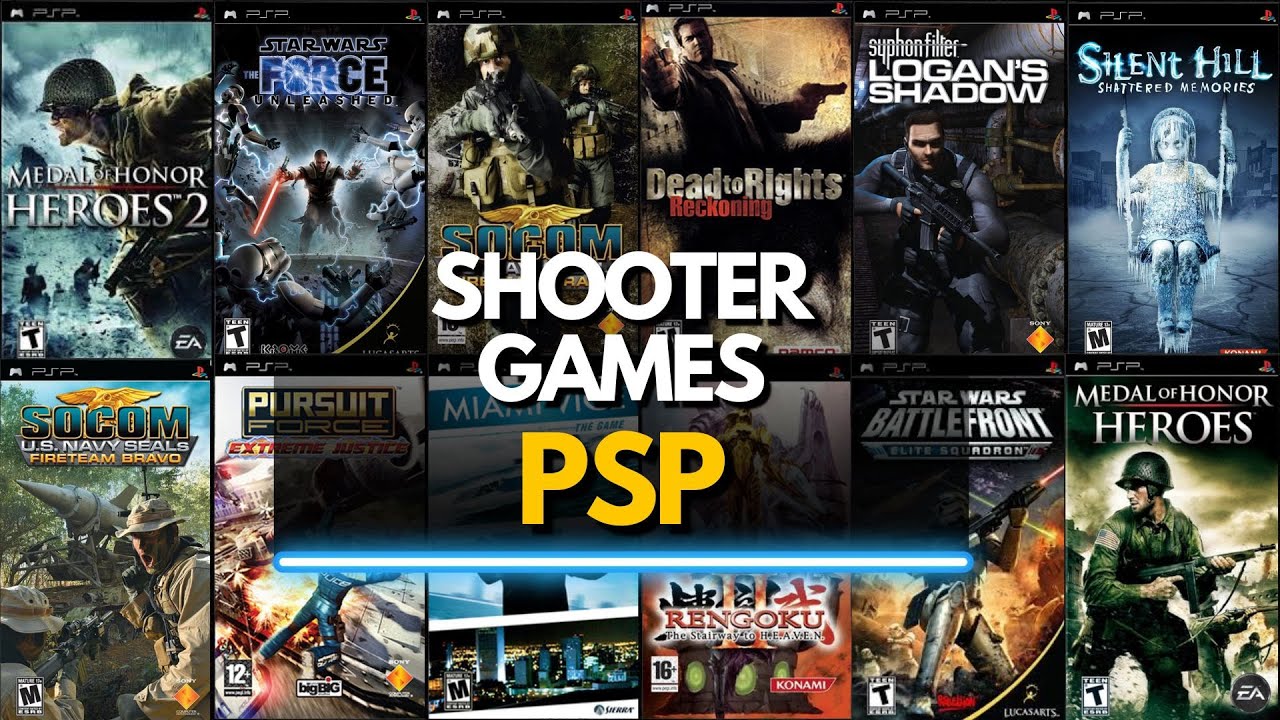 TOP 30 BEST SHOOTER GAMES TO PLAY ON PSP - YouTube