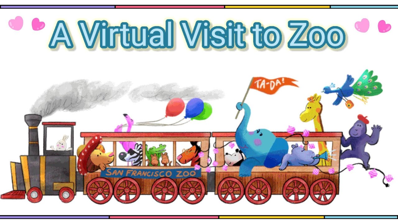 Animals activities in Zoo || A virtual visit to Zoo || Kids Learning ...