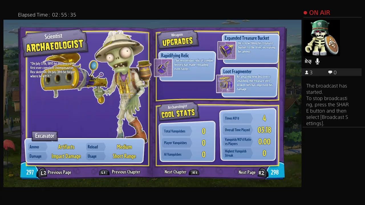 PS4 Gaming Broadcast PvZ Plants vs Zombies Gardens and Graveyards - YouTube
