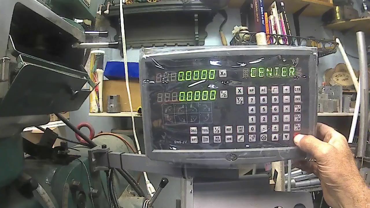 DRO useing circle hole pattern firts time - YouTube