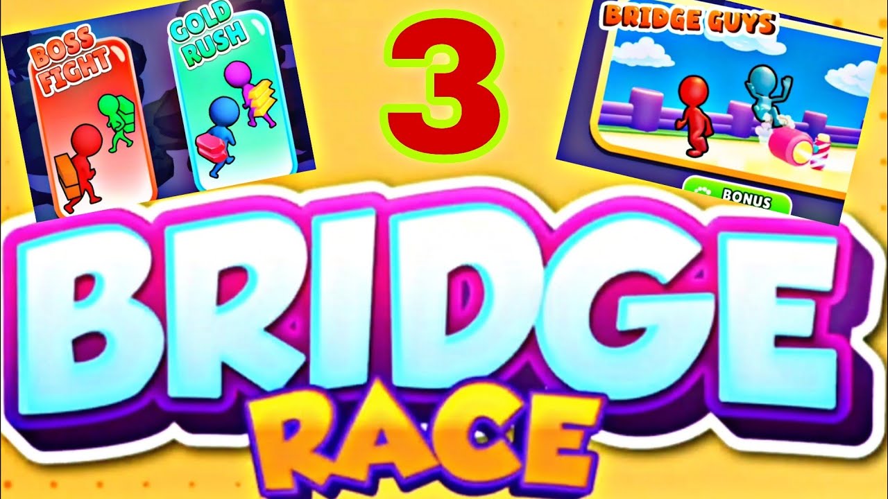 Bridge Race | Crazy Speed Runs & Smart Building Tactics! Must Watch ...