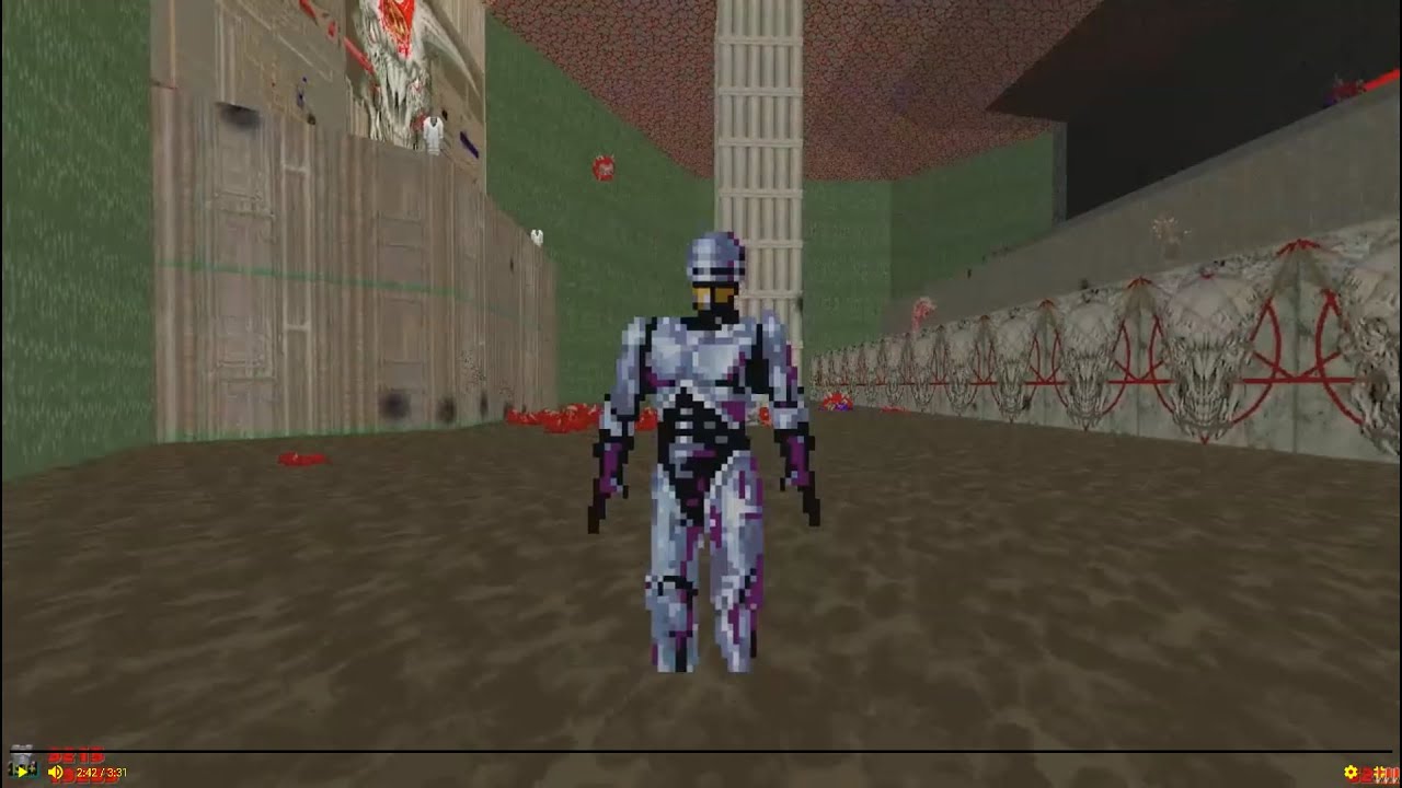 DOOM MOD ROBOCOP IN DOOM By Impie MAP 30 - YouTube
