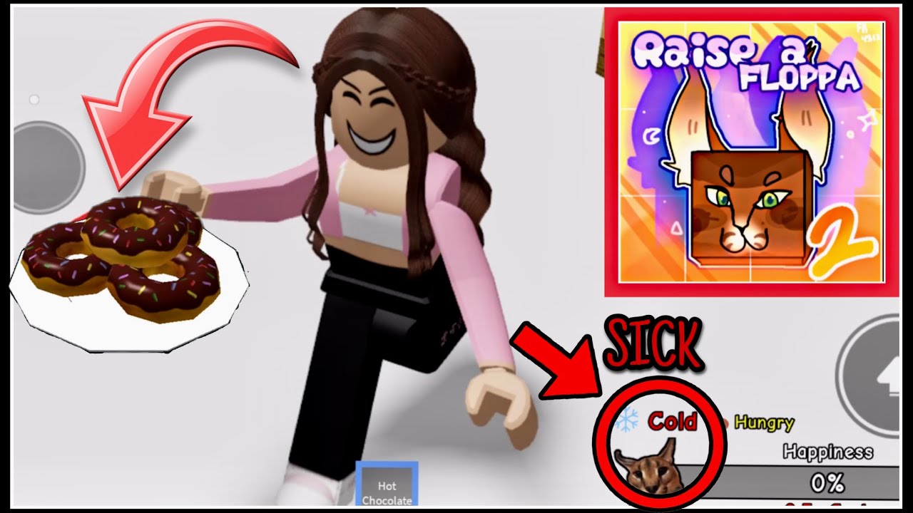 HOW TO CURE FLOPPA’S SICKNESS ,COLD AND MORE… IN RAISE A FLOPPA 2 ...