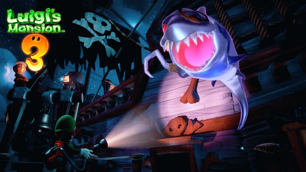 Beneath the Black Flag: Facing Off with Captain Fishook [ Luigi Mansion ...
