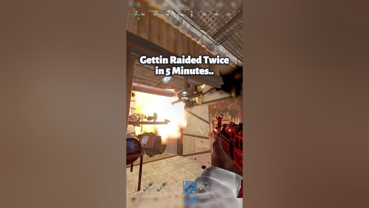 Rust Raid Gone Wrong 😱 #rust #rustgame #rustraid #gamingshorts . - YouTube