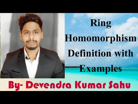 Ring Homomorphism-4(Ring Homomorphism Definition with Examples and Note ...