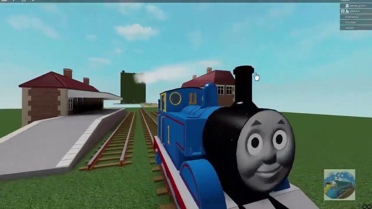 THOMAS AND FRIENDS Flip Thomas, James, Henry His Friends off a cliff ...