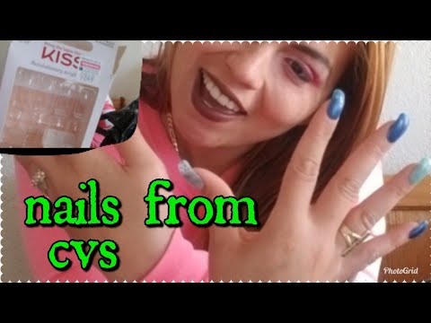 Nails from CVS better than salon - YouTube
