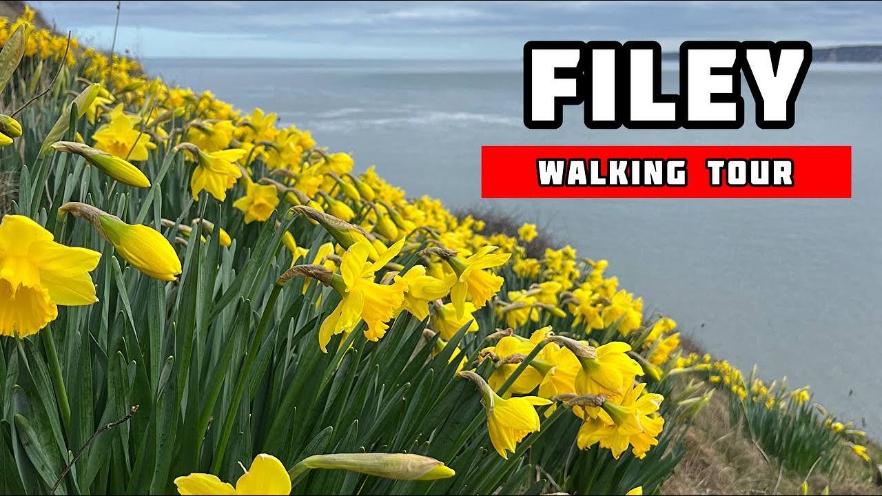 FILEY - NORTH YORKSHIRE | BEAUTIFUL CLIFFS AROUND THE TOWN | WALKING ...