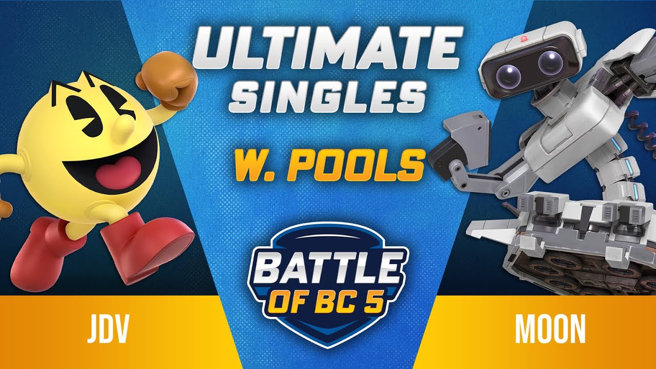JDV (Pac-Man) vs Moon (ROB) - Ultimate Singles Winners Pools - Battle ...