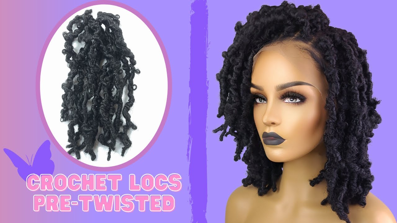 GAME CHANGER!! DIY BUTTERFLY LOCS (CROCHET HAIR) | PRE-TWISTED & PRE ...