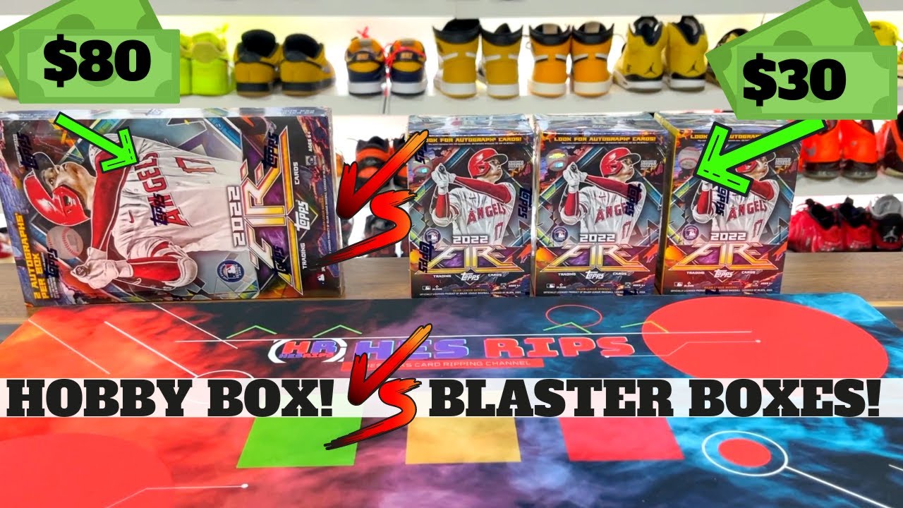 Retail vs Hobby! 2022 Topps MLB Fire Baseball Trading Card Hobby Box vs ...