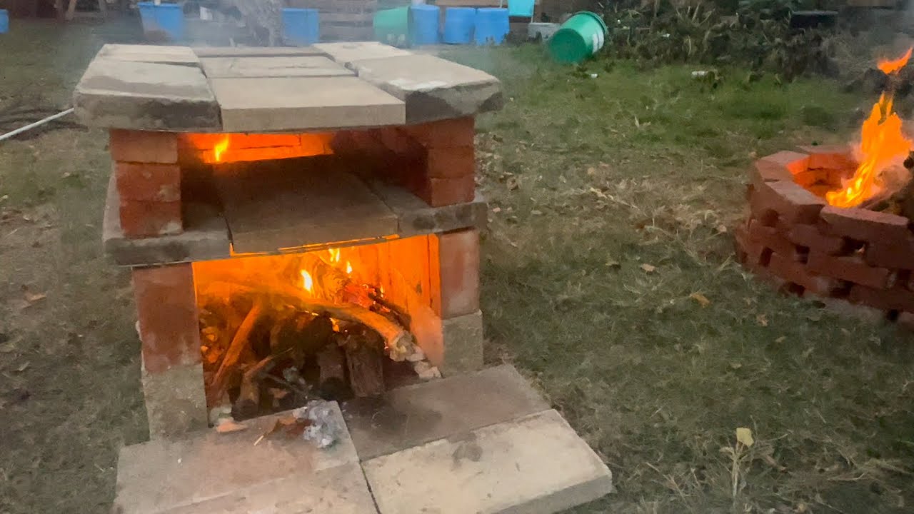 DIY FREE FIRE PIT and PIZZA OVEN! - YouTube