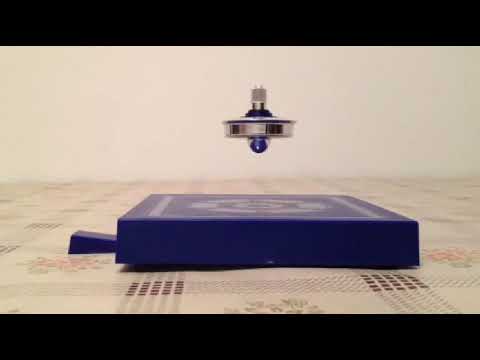 HOMEMADE LEVITRON TOP SPINNING MAGTENETIC LEVITATION - YouTube