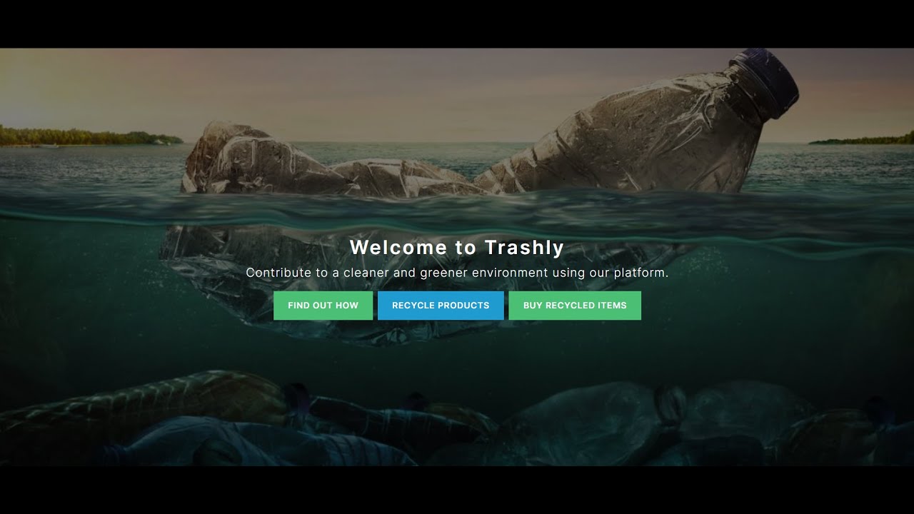 Trashly :- Reduce Reuse Recycle - YouTube