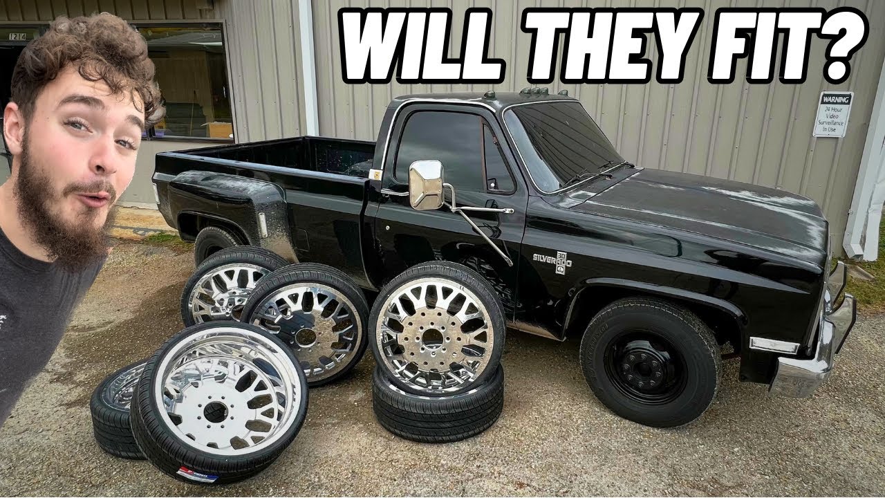 New Wheels on my SQUAREBODY DUALLY - YouTube