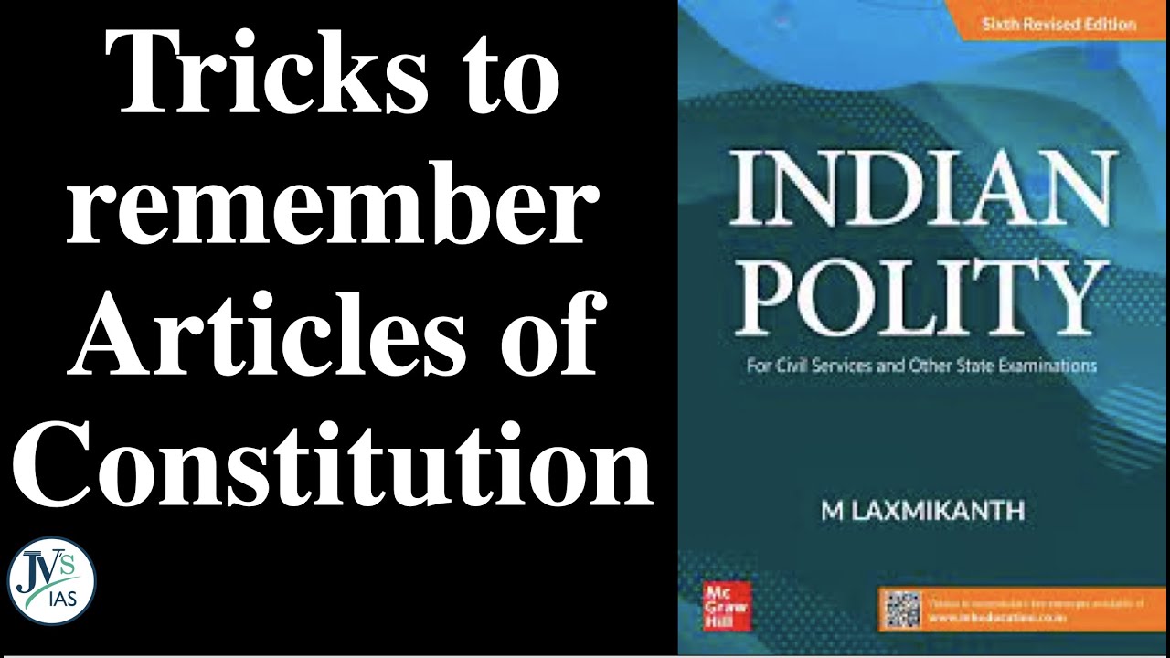 #upsc2023 JV's IAS Tricks to remember Important Articles of Indian ...