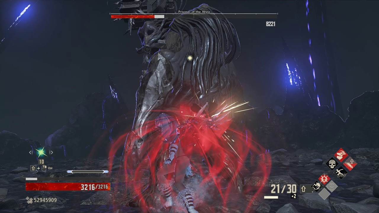 Code Vein testing charged drain attack build - YouTube