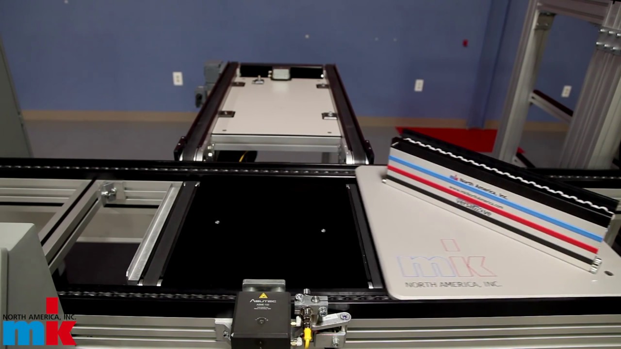 Over Under Pallet Conveyor System - YouTube