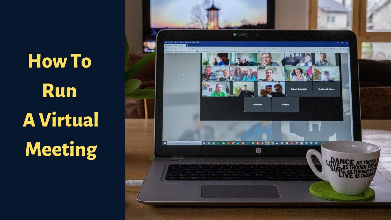 How To Run A Virtual Meeting - YouTube