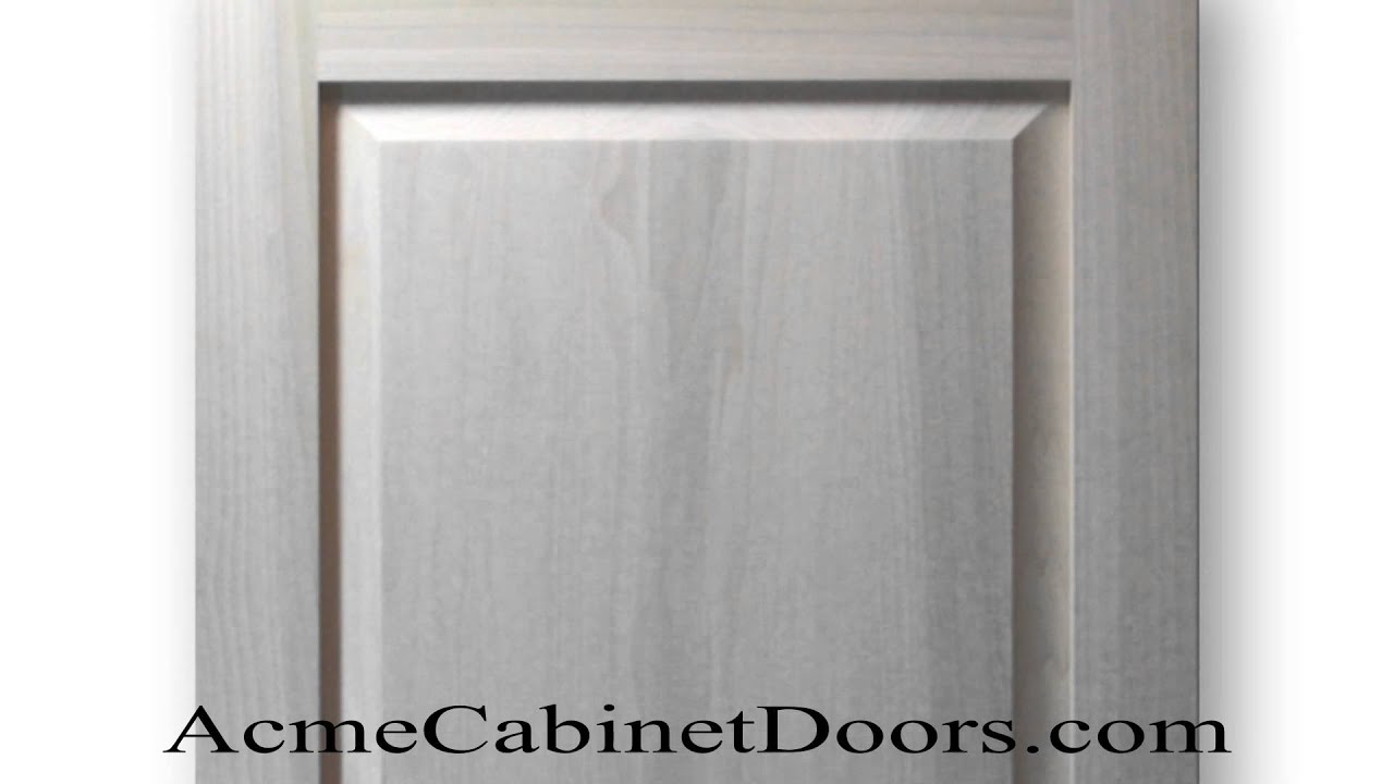 Paint Grade Shaker Raised Panel Cabinet Door Poplar Panel - YouTube