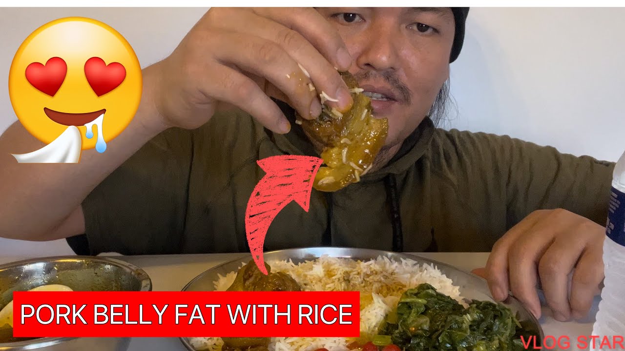 pork belly fat with food mukbang #kabirmukbangvideo #mukbang - YouTube