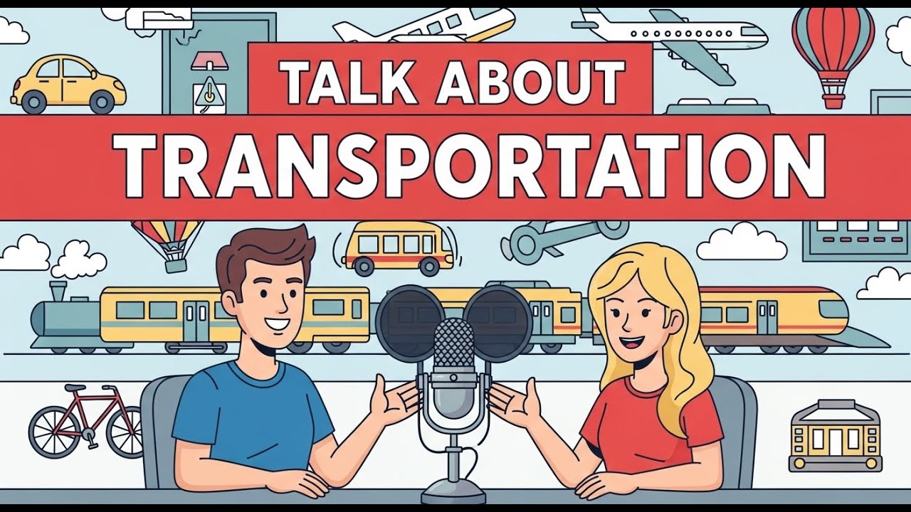 How to Talk About Transportation in English | Daily Conversation ...