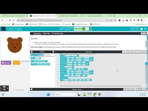 CS Discoveries Unit 3: Lesson 5 - Variables (23' - 24') - YouTube