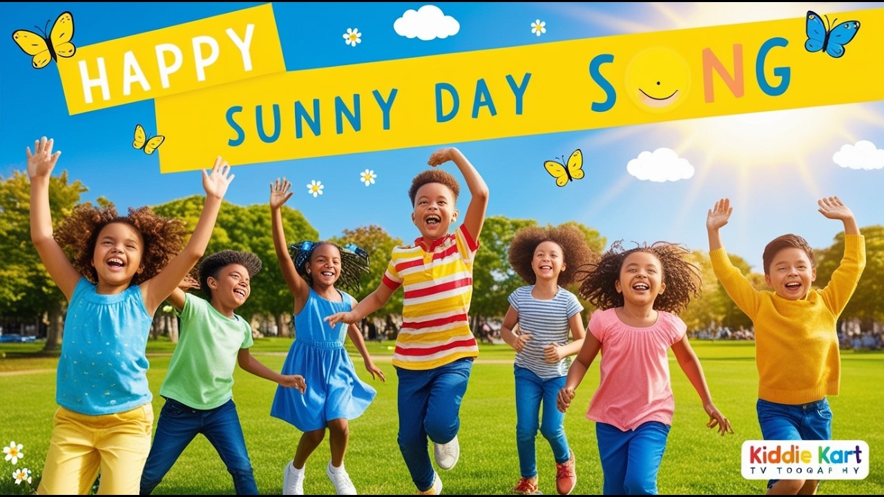 Happy Sunny Day Song for Kids | Fun Outdoor Adventure | Kiddie Kart TV ...