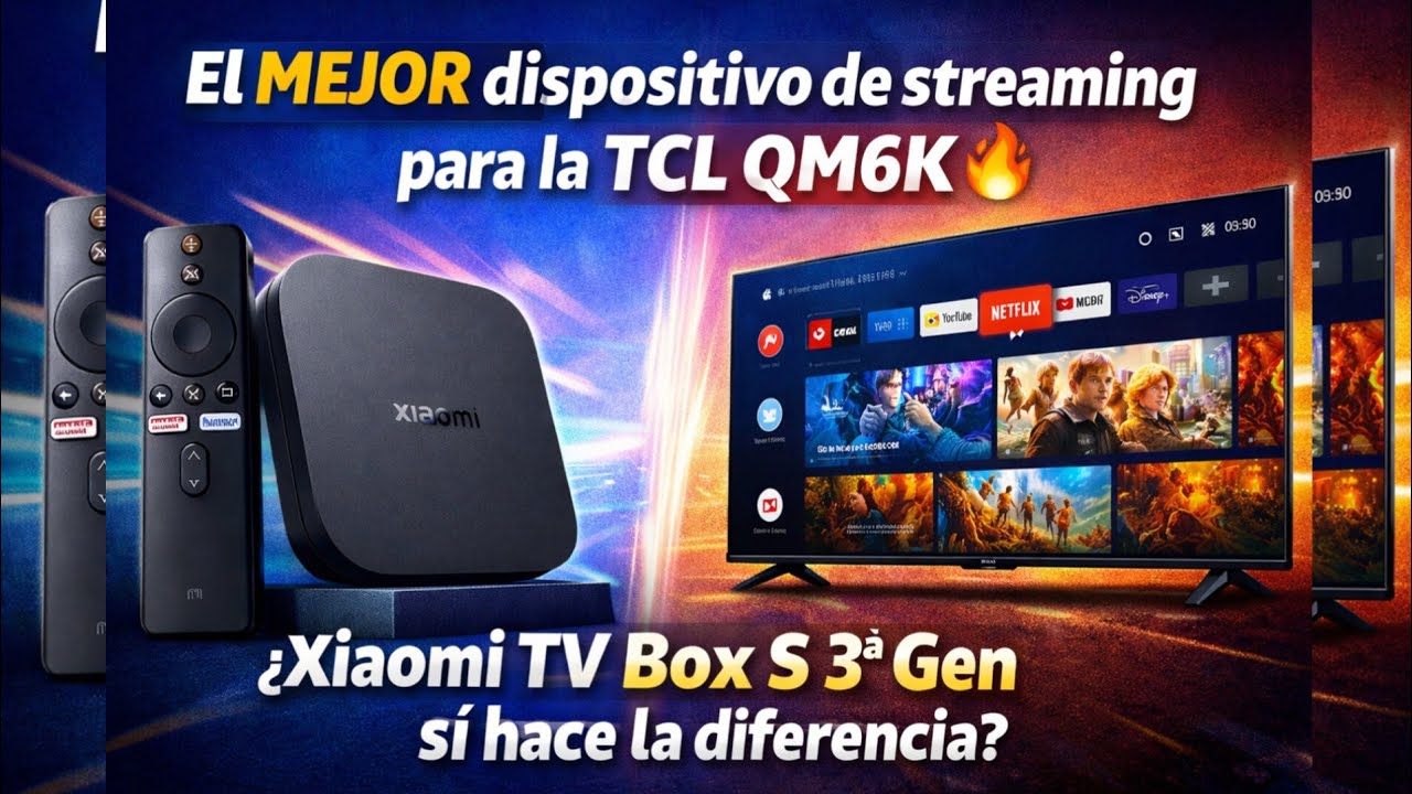 El MEJOR dispositivo de streaming para la TCL QM6K 🔥 ¿Xiaomi TV Box S ...