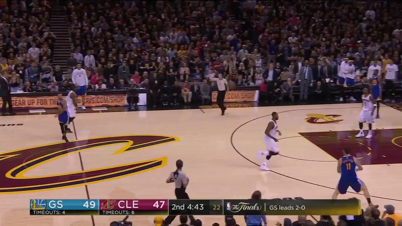 Stephen Curry's AMAZING steal from LeBron in game 3!!! - YouTube