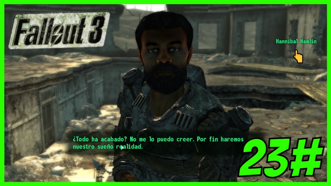 Salvamos al grupo de Hannibal Hamlin| Fallout 3 | 23# - Gameplay ...