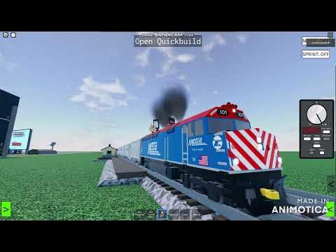 RO Scale Sandbox First Metra Commuter Rail Service in Real Simulations - YouTube