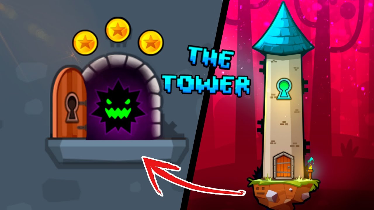 TODOS los NIVELES "The Tower" Geometry dash 2.2 - YouTube