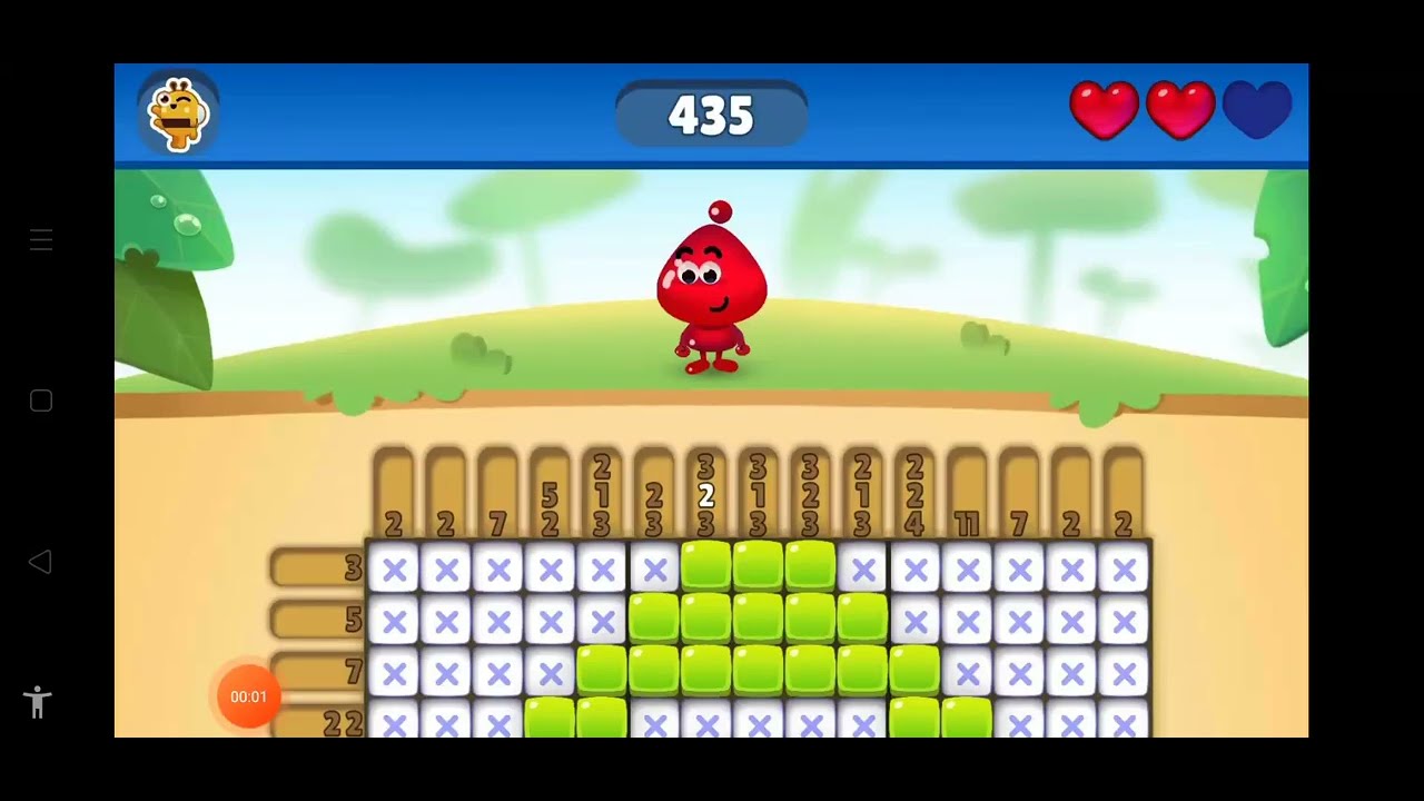 Nono Crossing Level 435 Picture Nonogram - YouTube