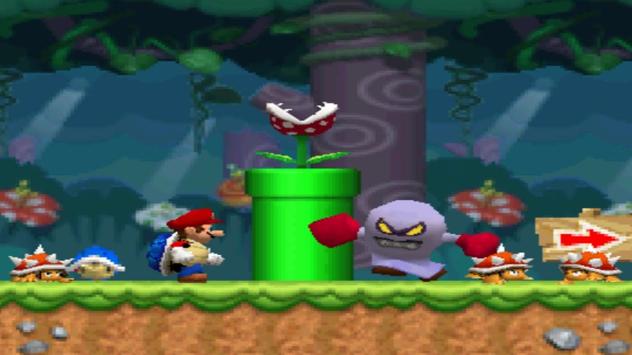 Newest Super Mario Bros DS World 4(100%) #2 - YouTube