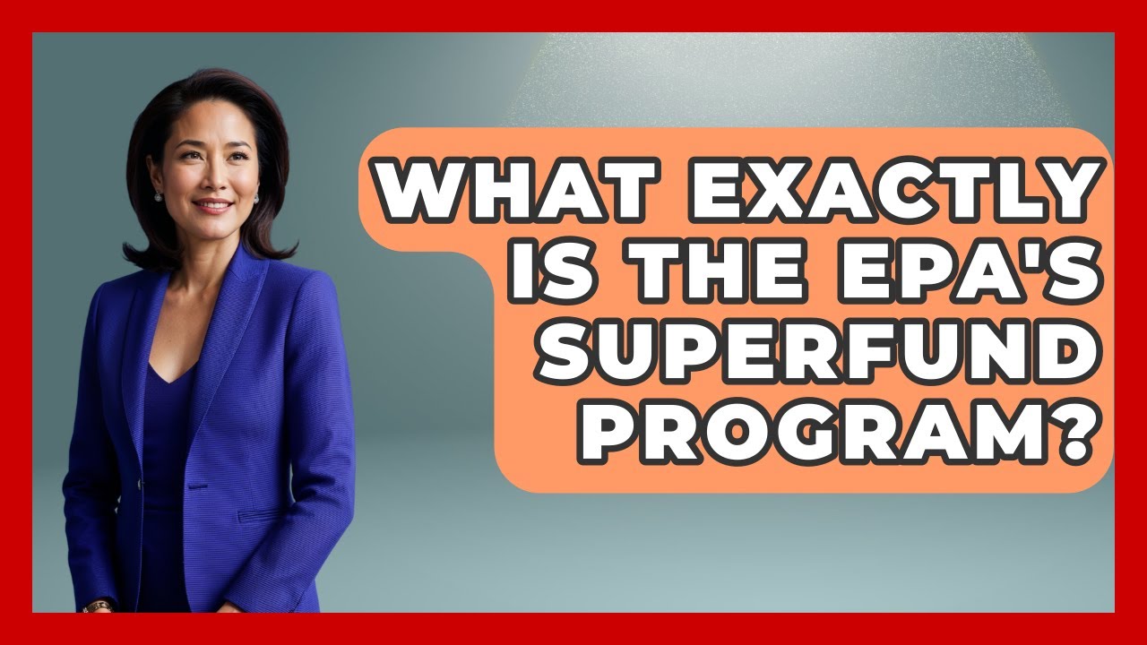 What Exactly Is The EPA's Superfund Program? - The Right Politics - YouTube