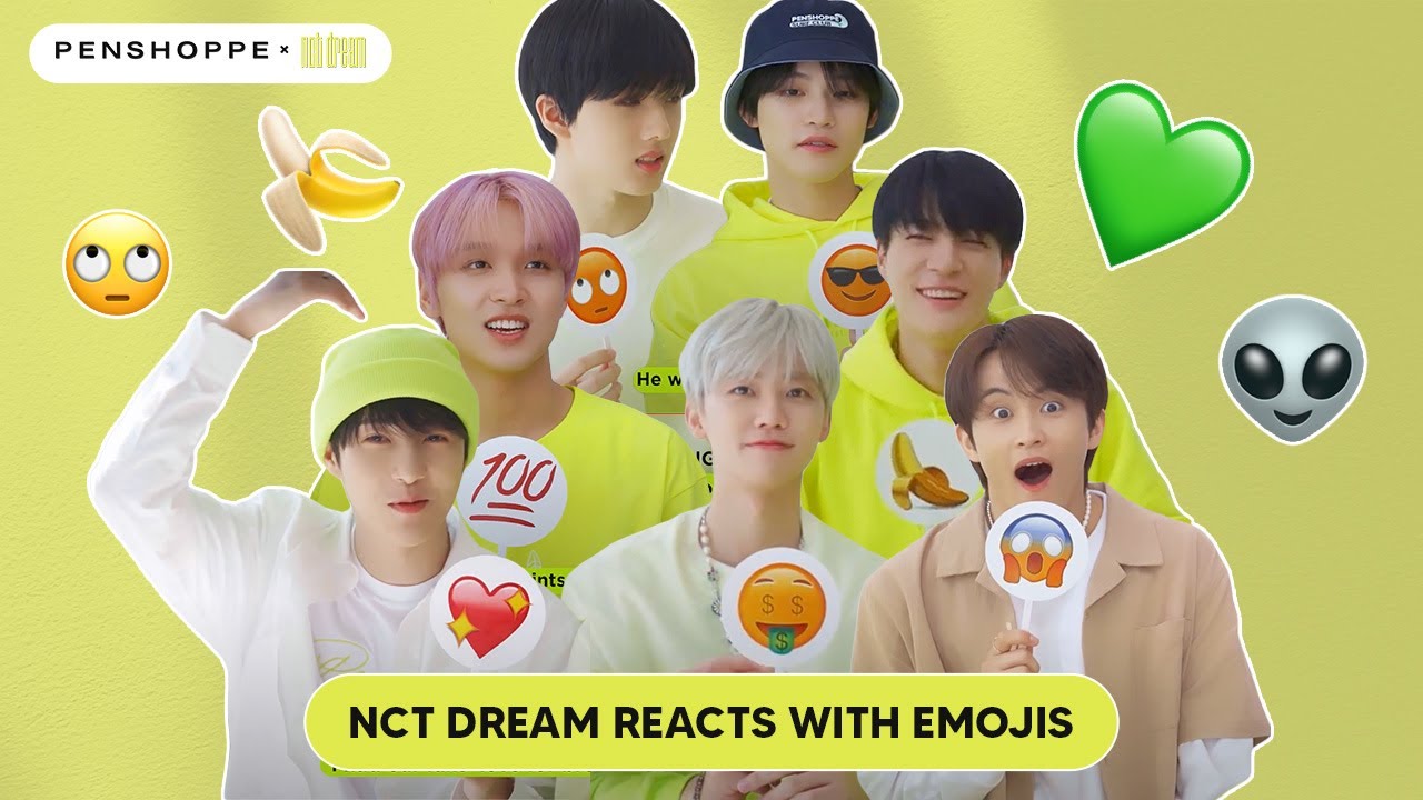 NCT DREAM reacts with emojis 💚 - YouTube