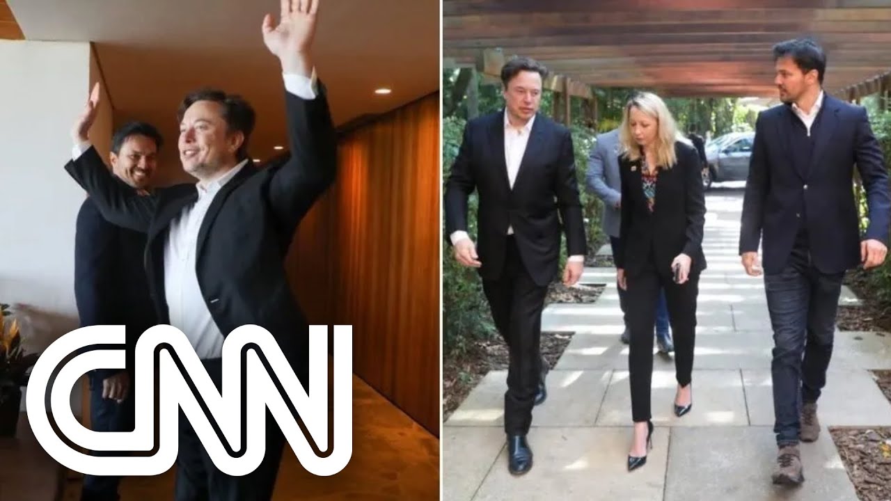 Elon Musk tem encontro com Bolsonaro no interior de São Paulo | LIVE ...