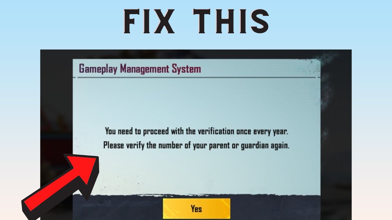 Fix You need to proceed with the verification once every year. verify ...
