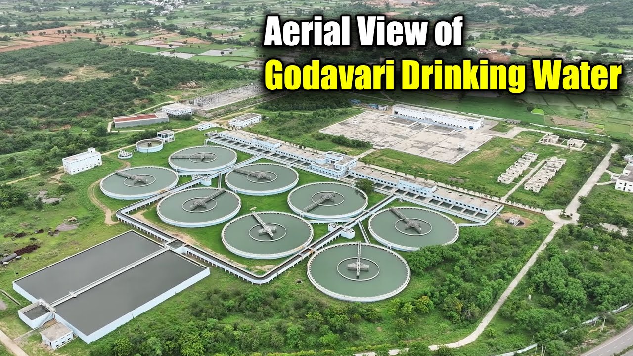 Aerial View of Godavari Drinking Water Supply Scheme | Megha ...