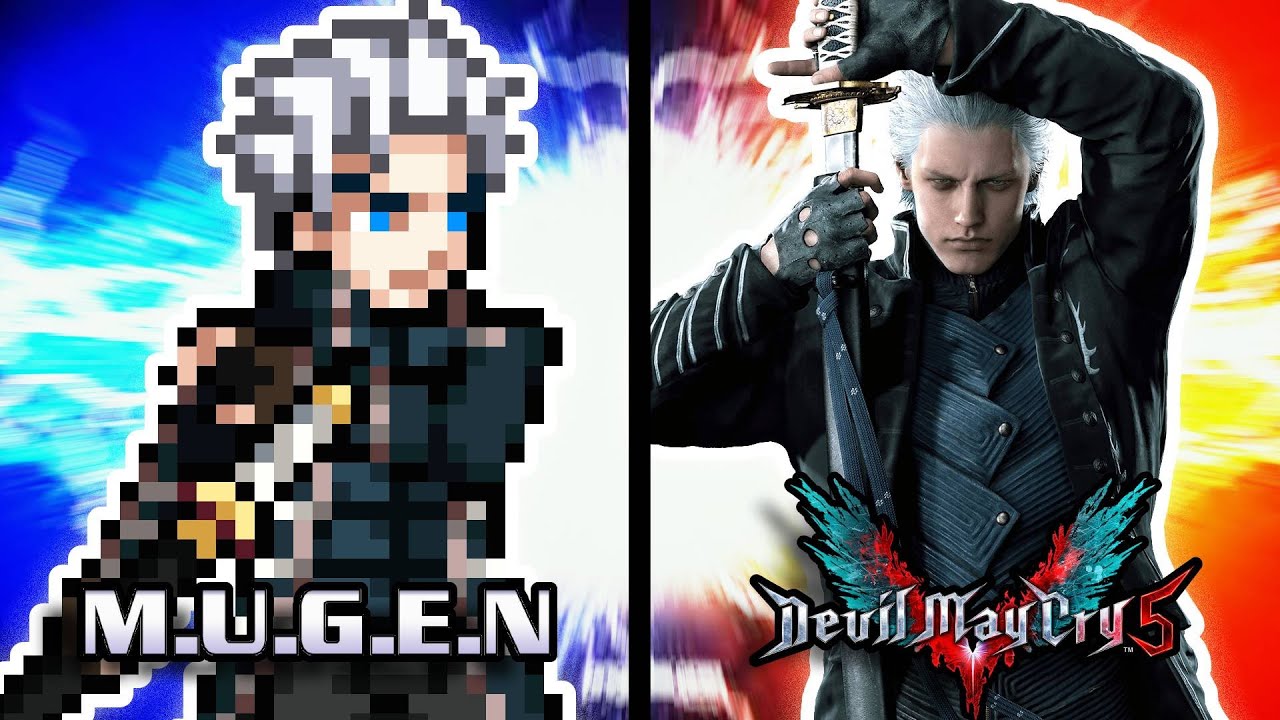 DEVIL MAY CRY 5 Vs MUGEN | Vergil Special Moves Comparison - YouTube