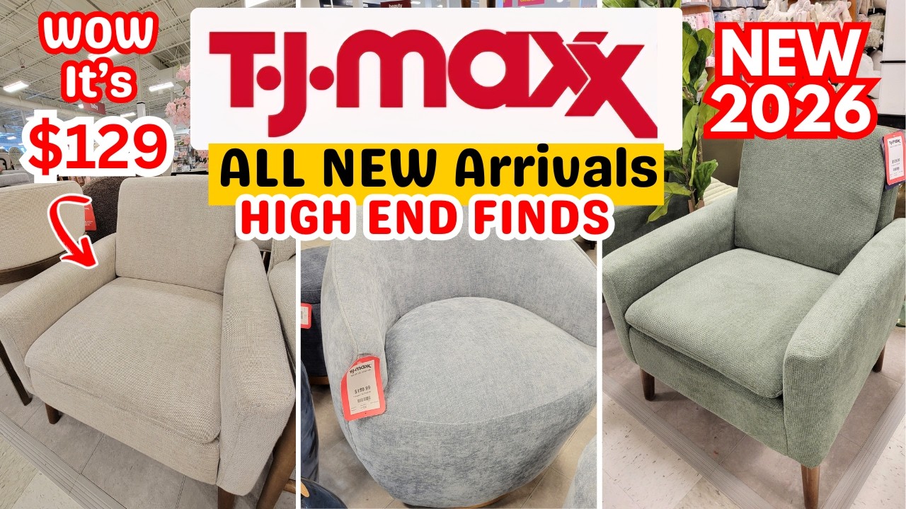 NEW TJ MAXX HOME DECOR AND FURNITURE FINDS | SHOP WITH ME | STORE TOUR ...