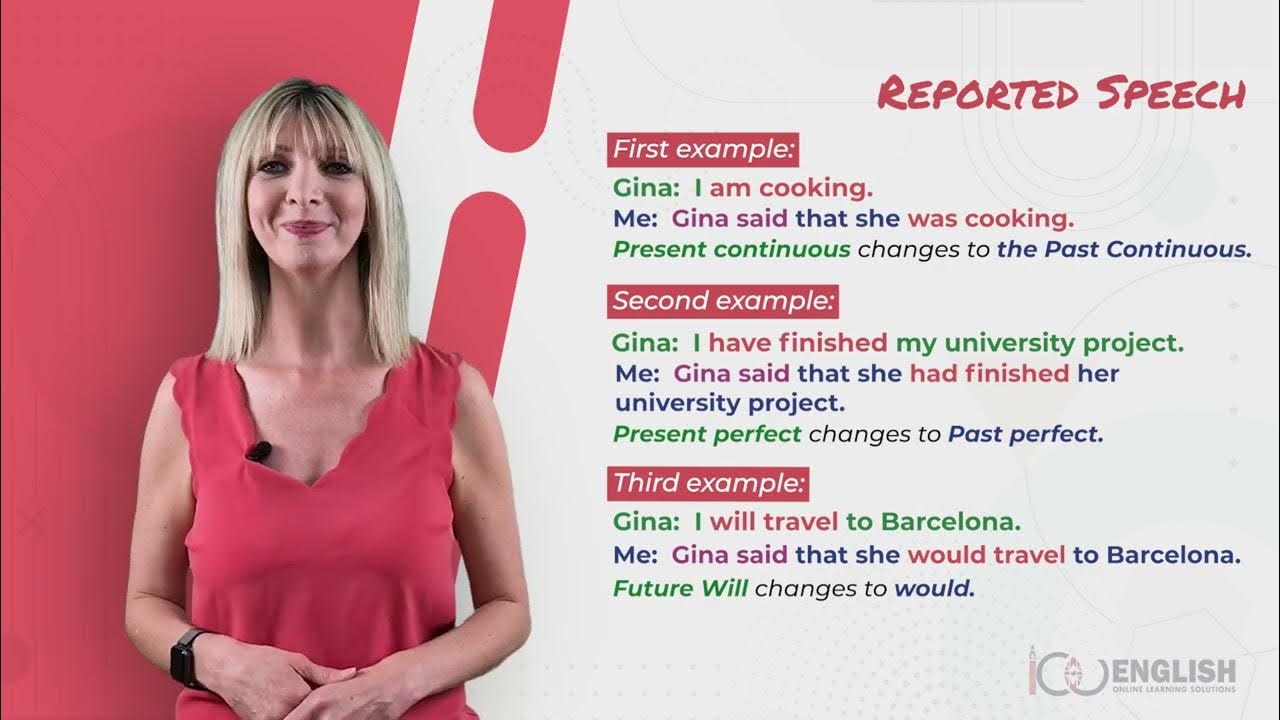 Upper Intermediate Lesson 7: Reported Speech - English Grammar Course ...